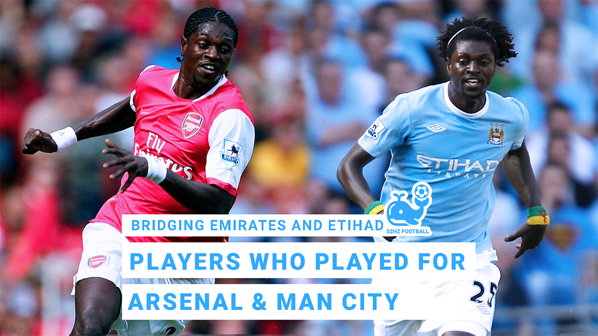 16 Players Who Played for Both Arsenal and Man City - 52Hz Football